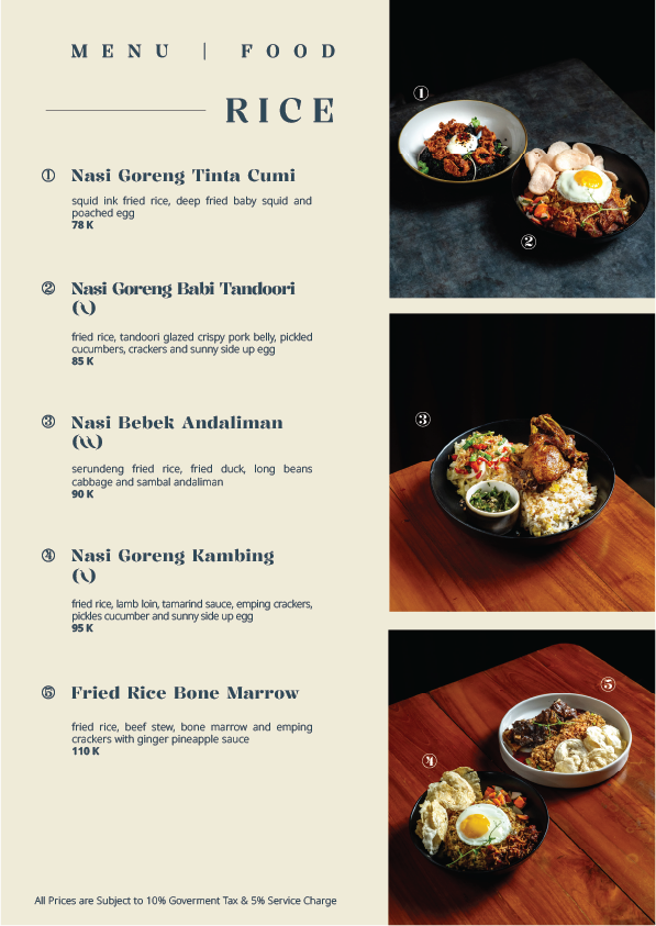 Main Dish - The Brass Restaurant Renon Bali